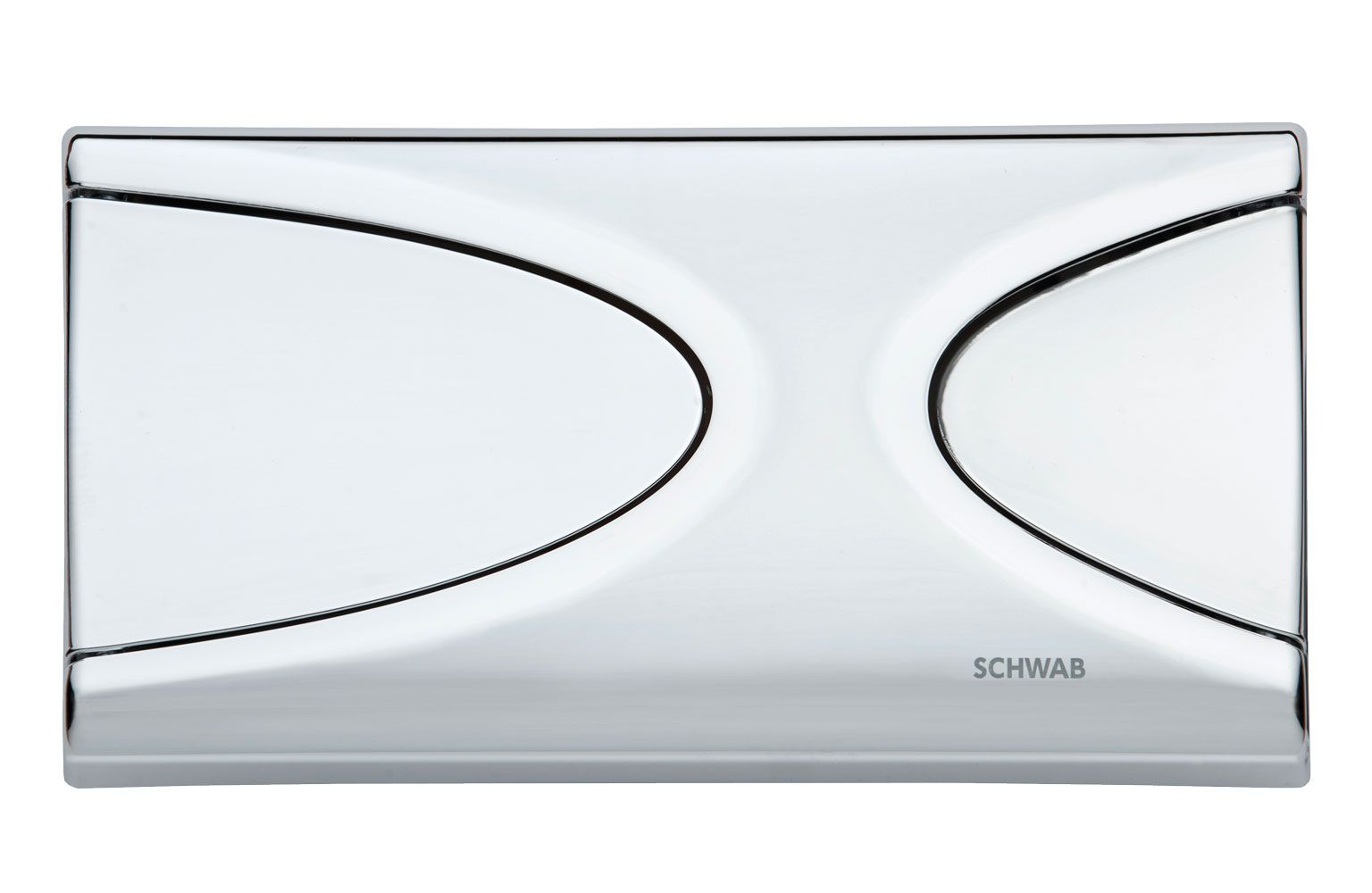 FLUSHING PLATE TARGA DUO, bright chrome | 227719